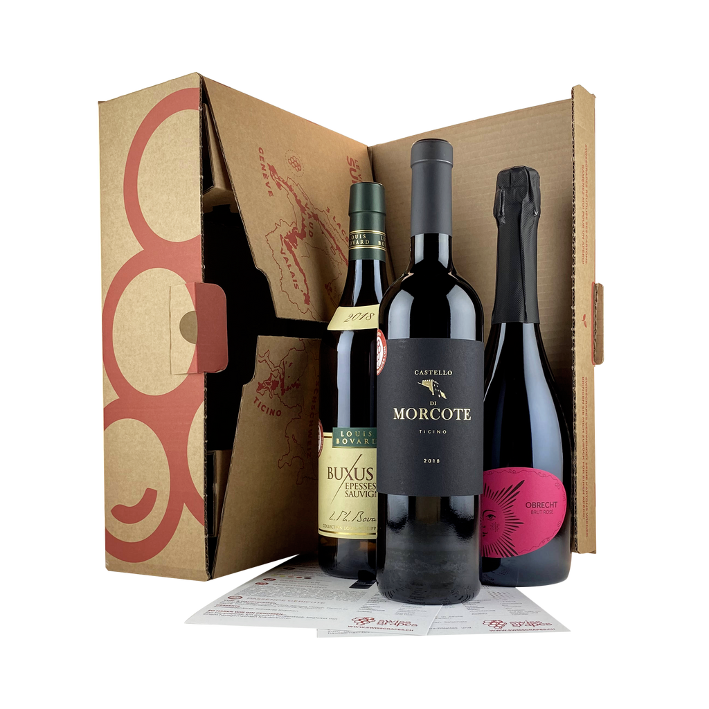 3 grands | Coffret cadeau vin suisse | 3 bouteilles – SwissGrapes